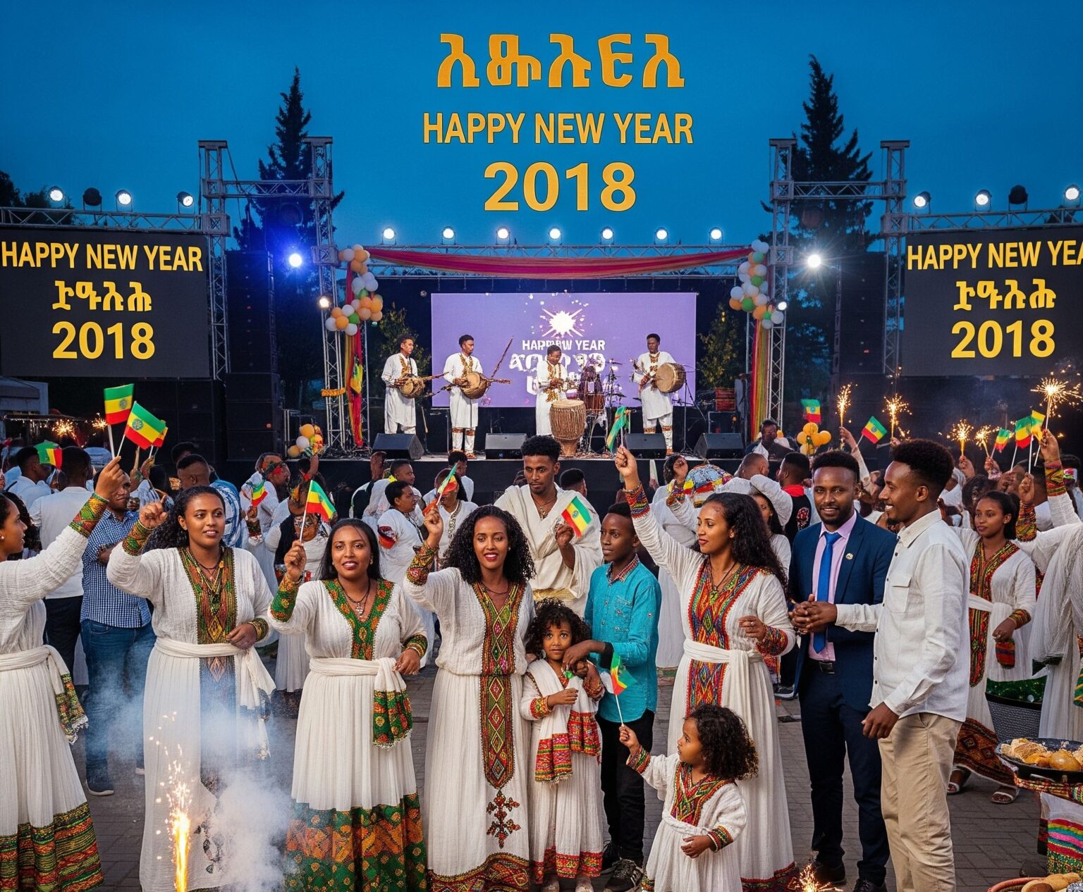Ethiopians Welcome the New Year 2018 with Festivities Across the Nation ...